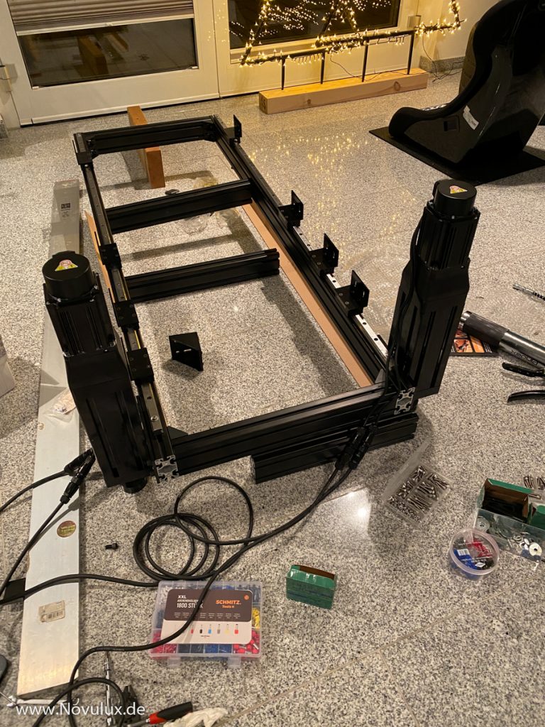 Simracing: SFX100 Motion Rig – Montage nach Anleitung von OpenSFX