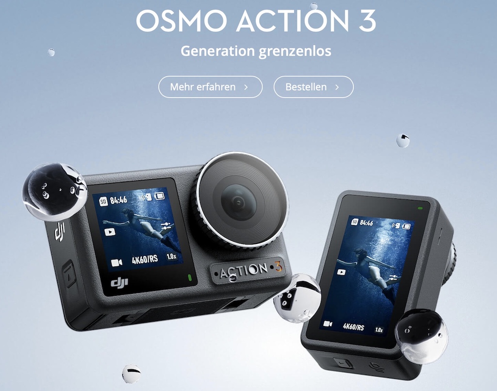 Vergleich: DJI Osmo Action 3 vs. GoPro HERO 11 Black